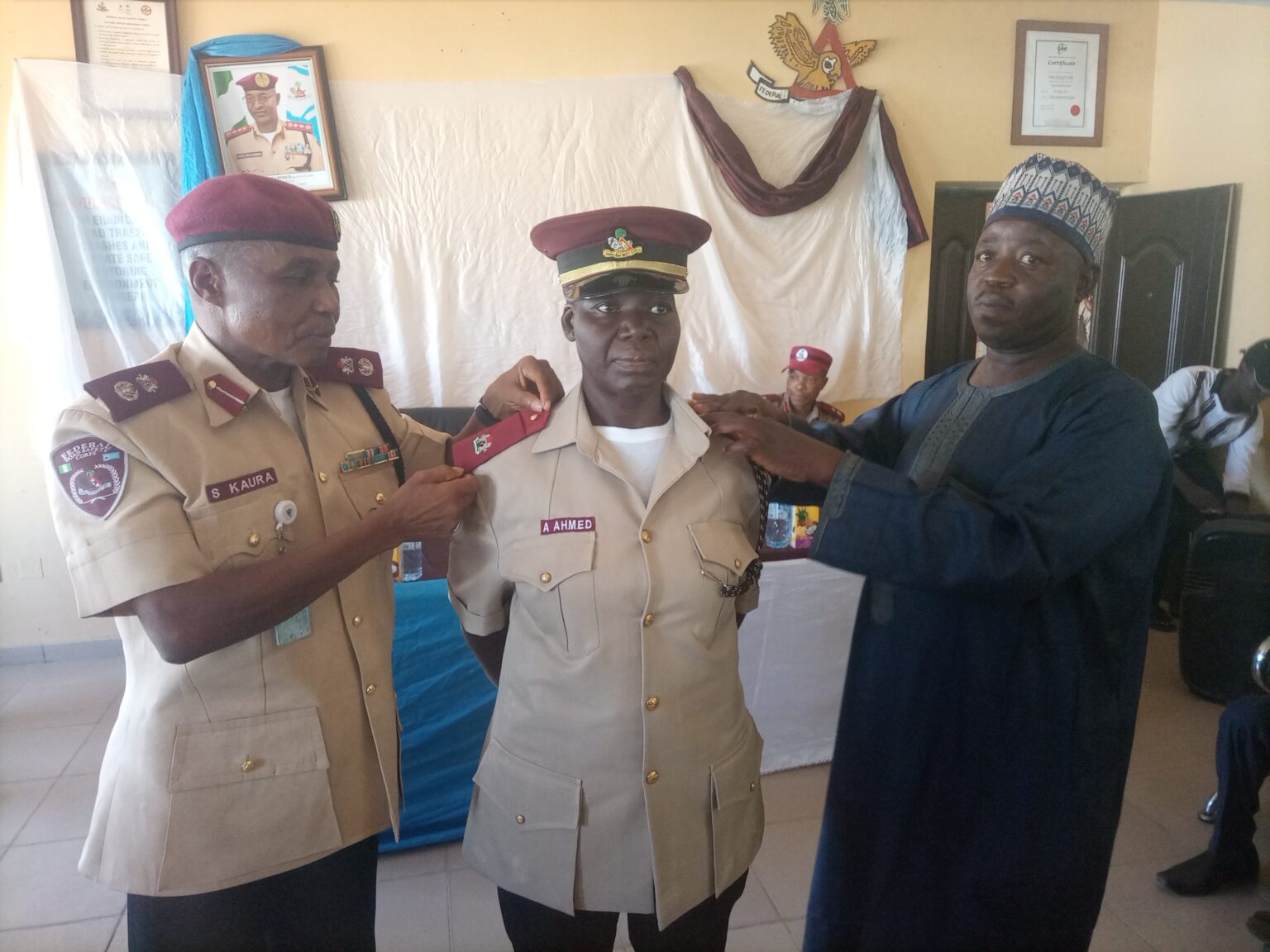 Gombe FRSC Commander Decorates 10 Officers, Charges Them On Dedication ...